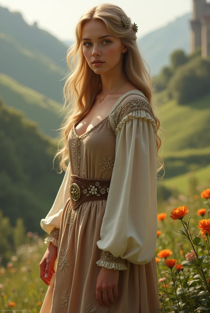 Medieval maiden - SeaArt AI