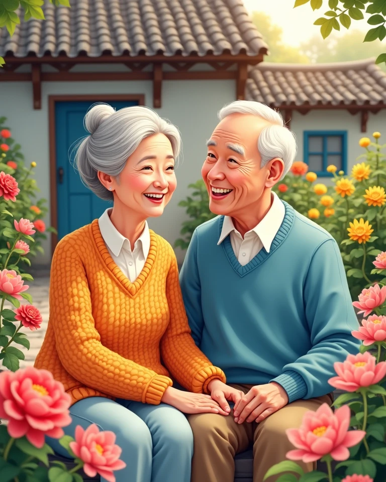 Illustration Style. A warm and positive energy scene with bright colors ...