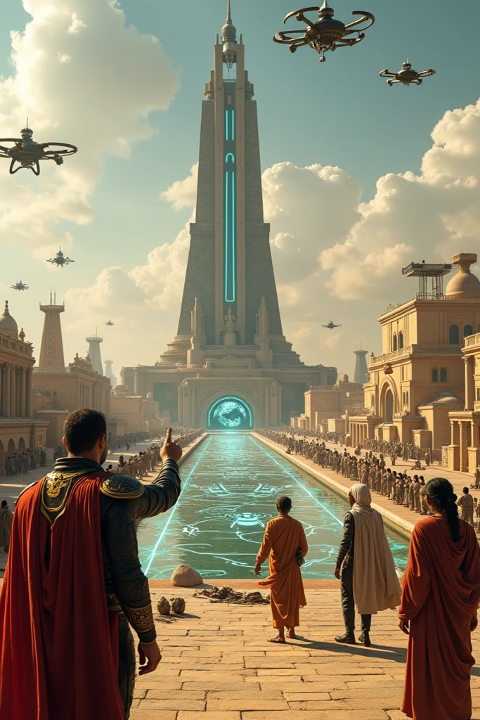 A Babylon technologically advanced under the influence of Lex Luthor ...