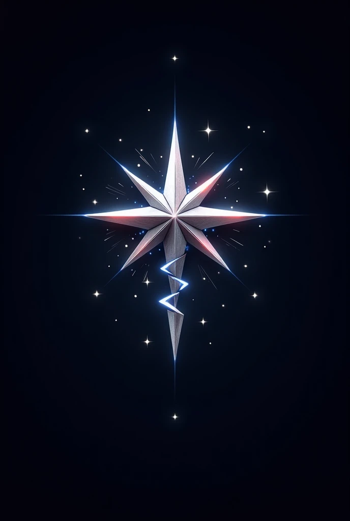 A STAR AND LIGHTNING STAR RD LOGO - SeaArt AI