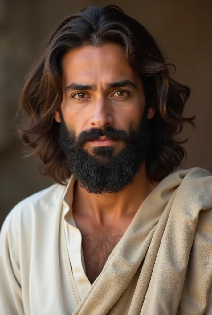 Eliam Ben-Nur is a 35-year-old man with a serene and wise appearance ...