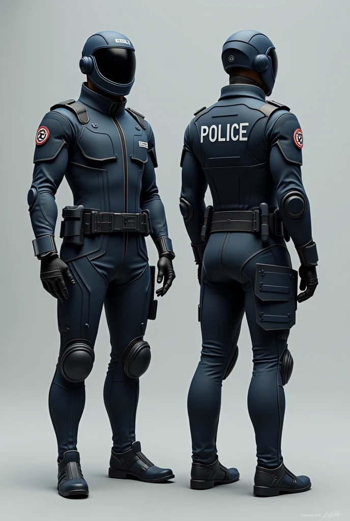 designs the clothes of the police of a corporatist regime, called ANCU ...