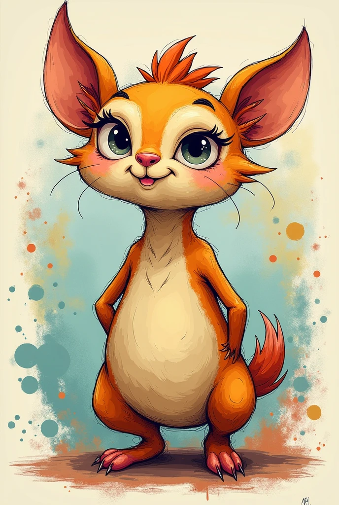 Bex, a roll character that looks like it was drawn by hand - SeaArt AI