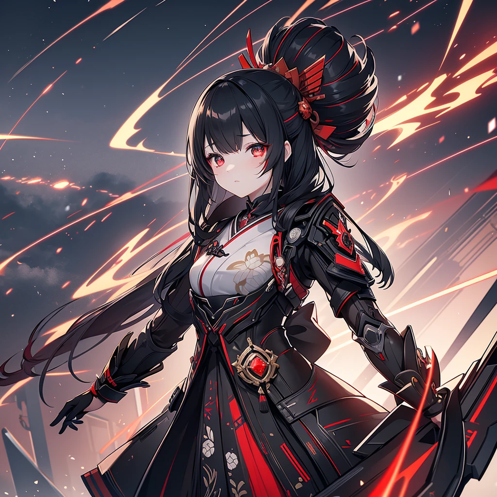 1 Japanese girl , warframe, Intricate Pattern , heavy metal - SeaArt AI