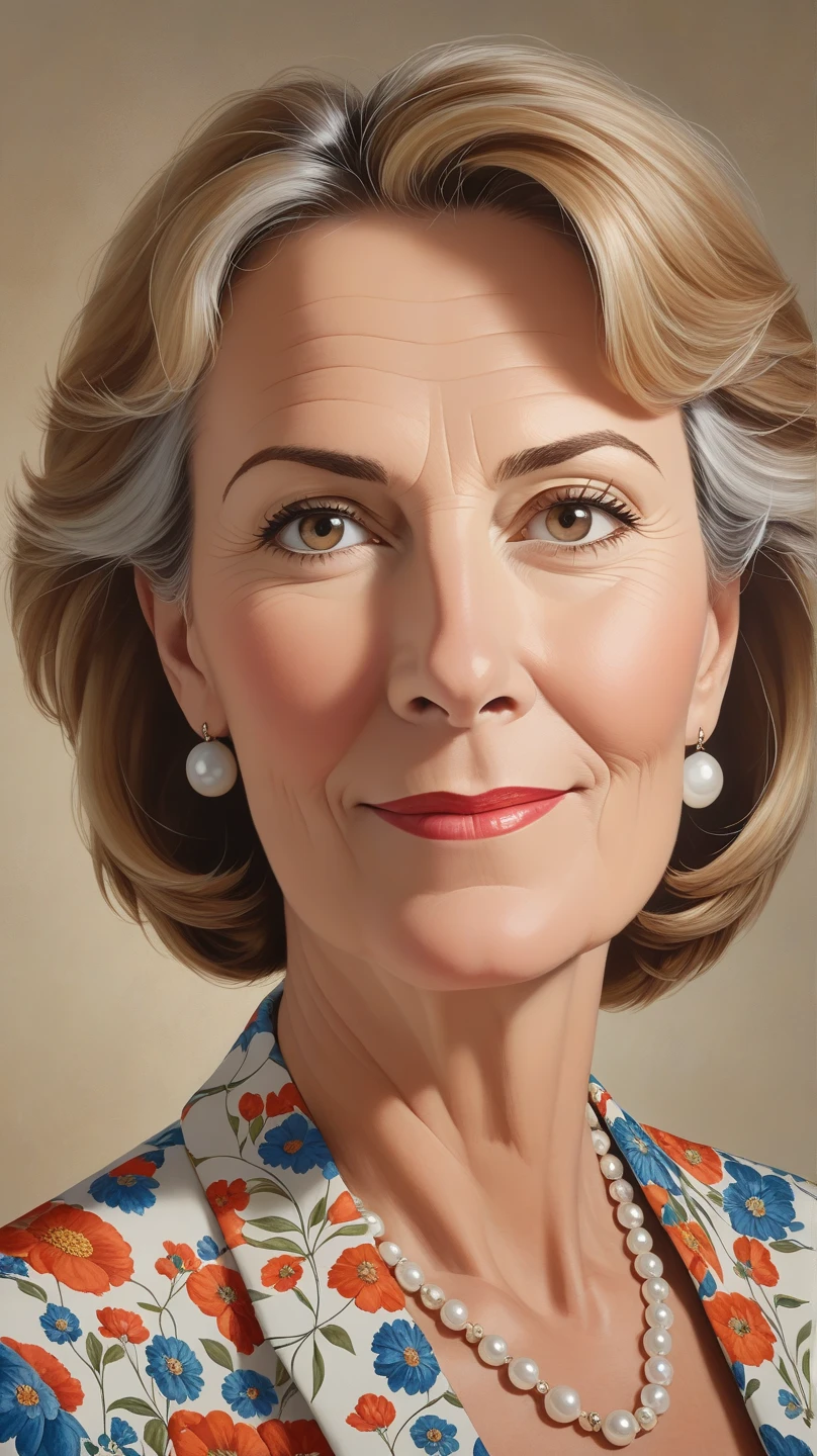 LinkedIn profile portrait of a middle aged woman, masterpiece - SeaArt AI