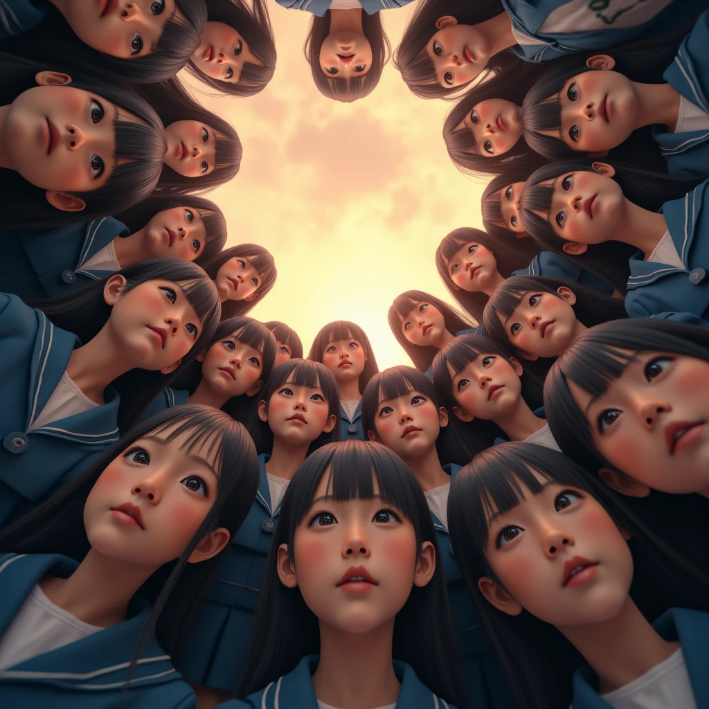 Real Live-Action, (XLabs F.1 Realism LoRA V1), 8K HDR Group photo ...