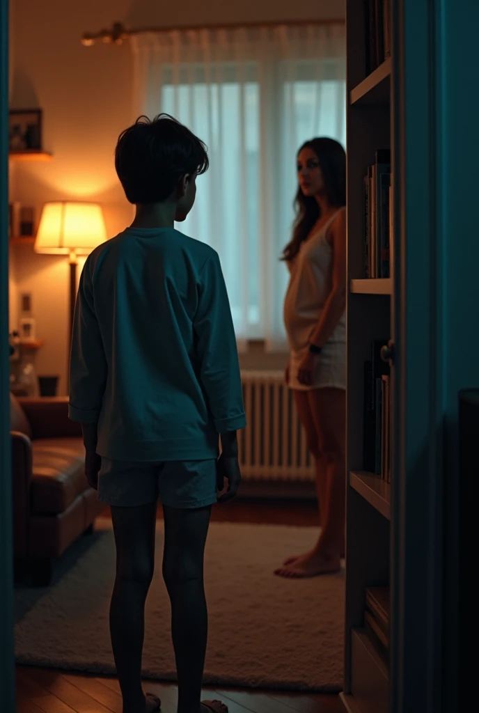 " An artistic and dramatic scene with tones of suspense and introspection - SeaArt AI