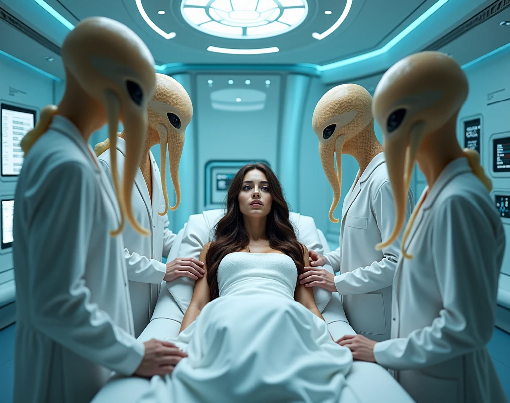 Highest quality, super realistic photo 1 :37, cuerpo entero, alien ...