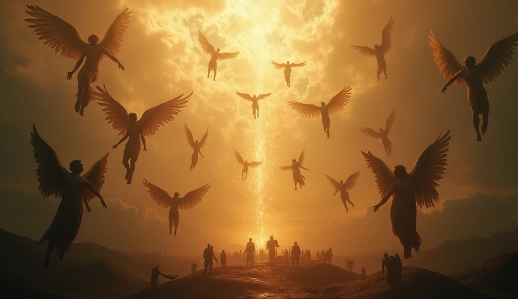 "The Fall of the Rebel Angels" by the paiter Pieter Bruegel's - SeaArt AI