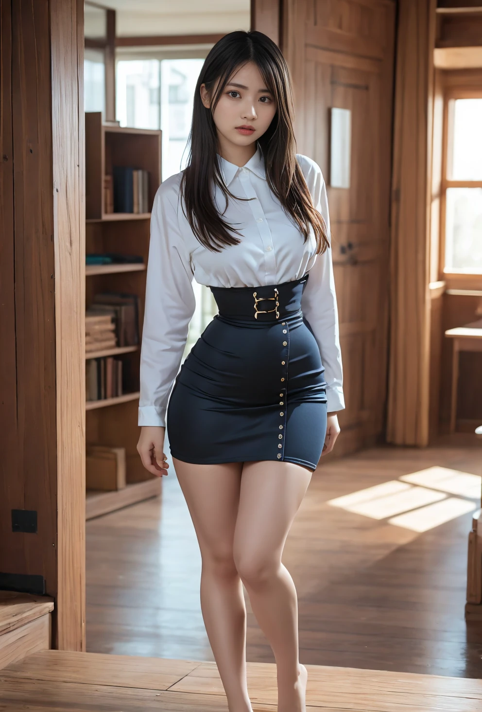 Gigantic breast,gigantic hip,(fashionable,stylish,statuesque - SeaArt AI