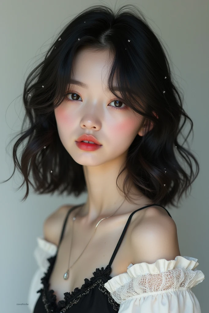 A girl with white skin like velvet , More or less than 1.70 meters high ...
