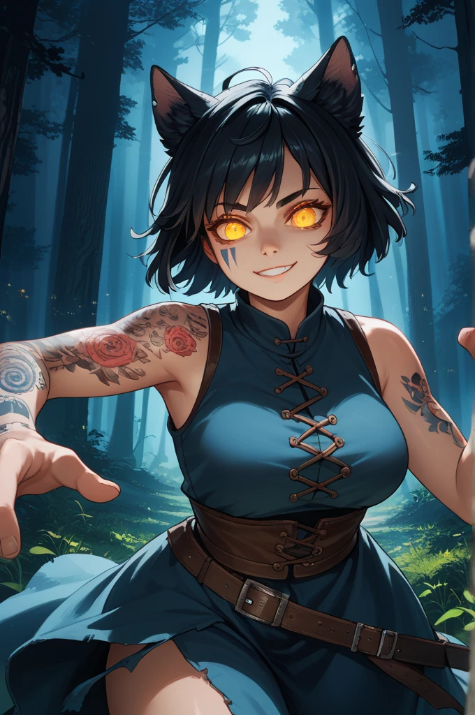 1girl, Delta (The Eminence in Shadow), perfect face, (perfect eyes ...