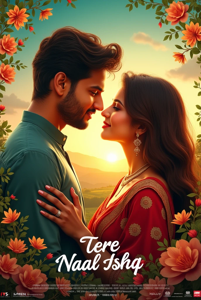 Tere naal Ishq song poster - SeaArt AI
