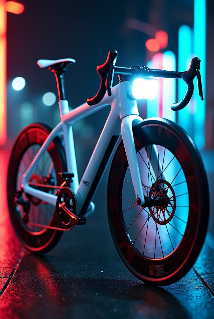 White Road Bike Specialized Tarmac 8 , Cyberpunk, Ultra White Glossy ...