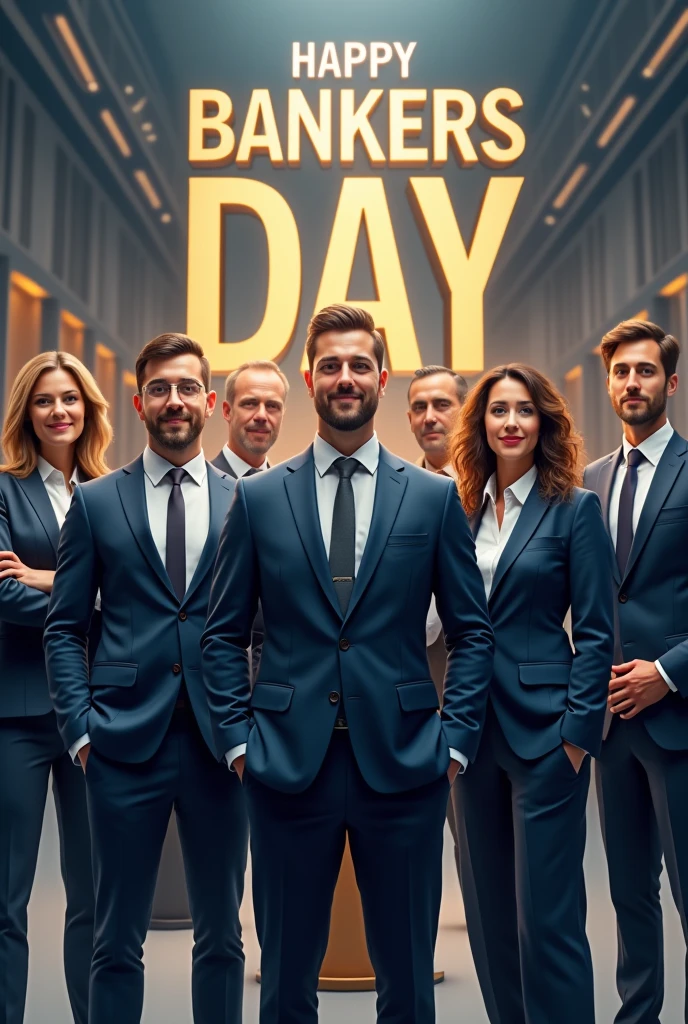 Generate bankers day congratulation image - SeaArt AI