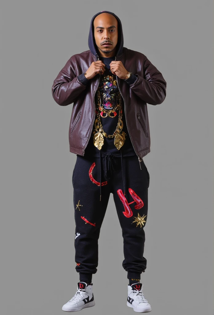 Full body image in a T-Pose::7.4 of a 3D Character Nztykle with a Bald ...