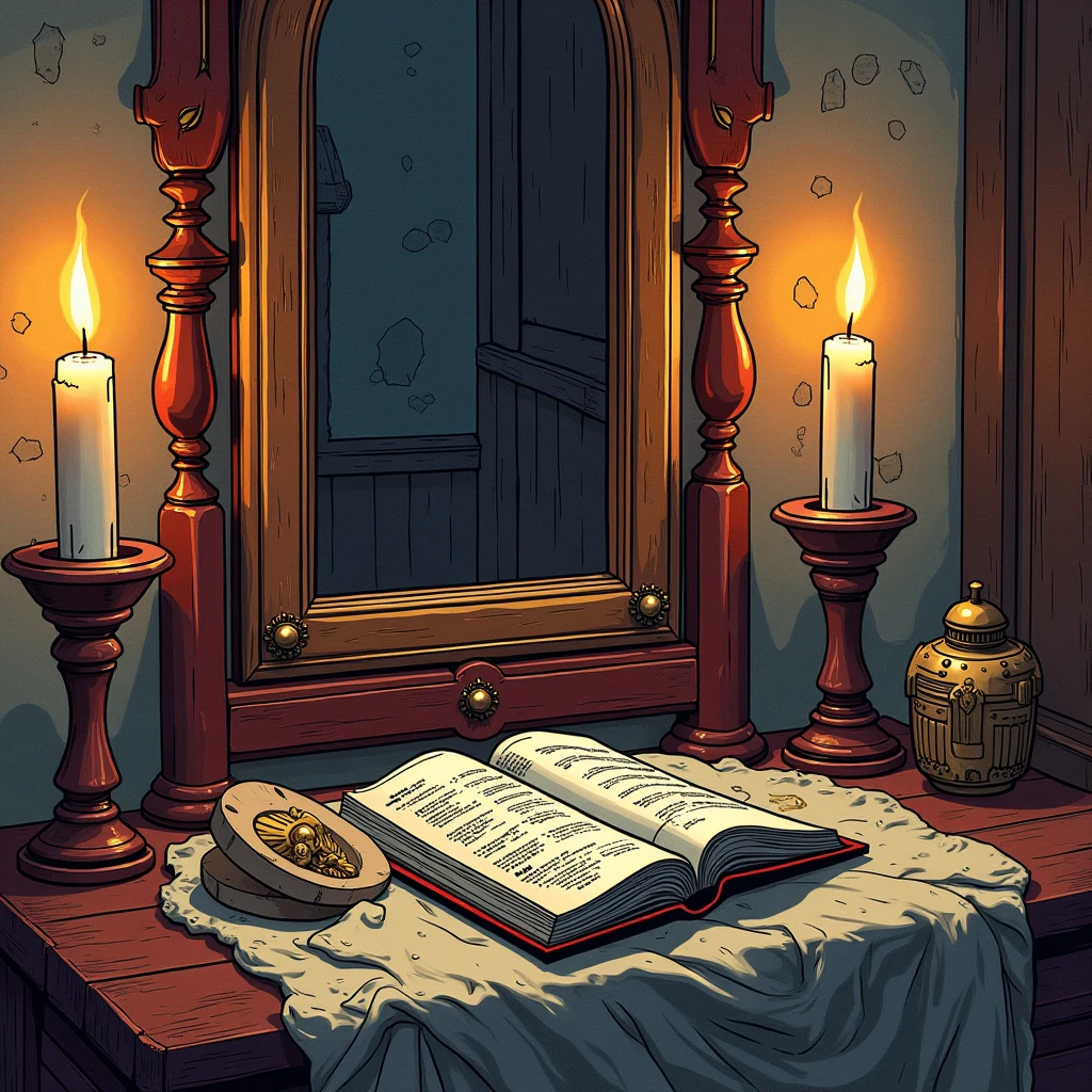 Gary chalk style colour line art drawing, medieval brothel - SeaArt AI