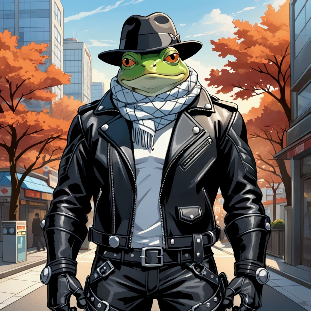 Closeup, Comic book art style. Super high detail. An extremely badass ...