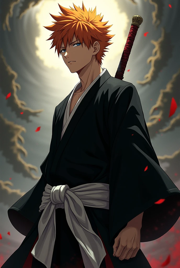 Bleach character "Create a highly detailed, realistic full-body ...