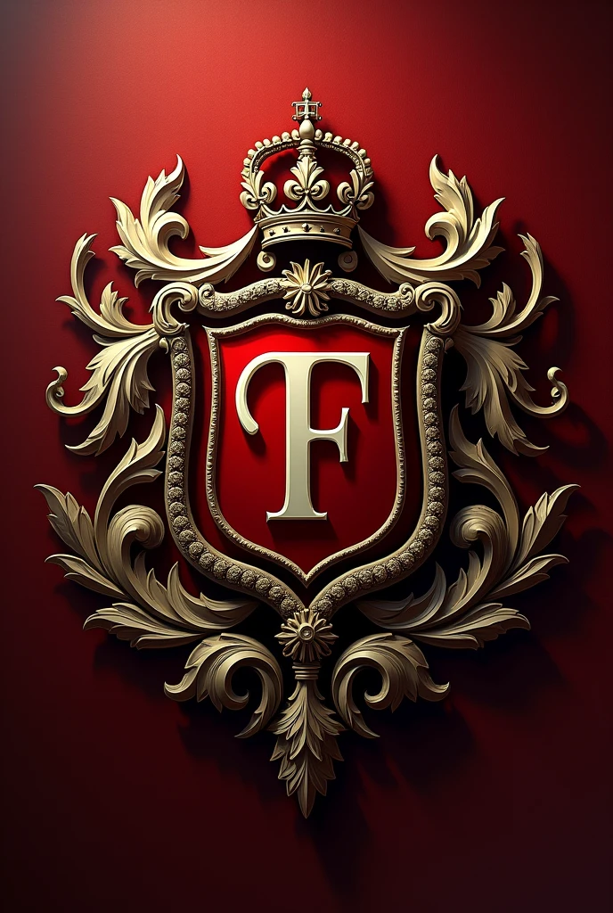 Coat of arms From family with initials F to s p intertwined - SeaArt AI