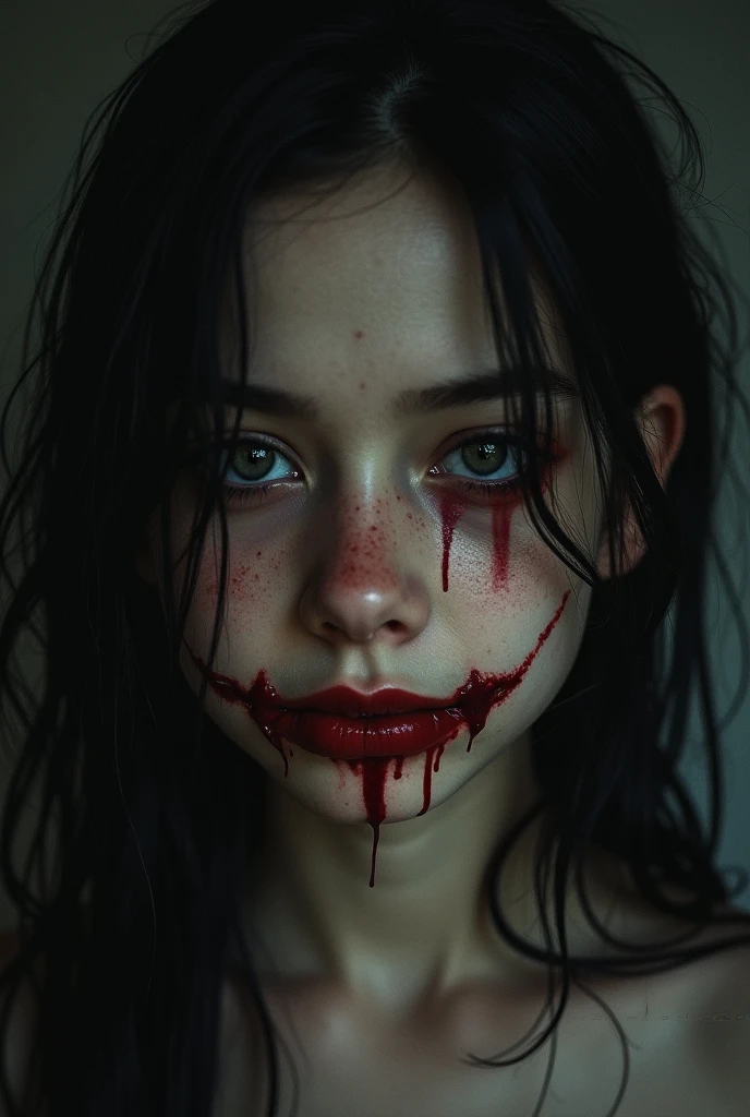 I'm an exorcist 、Cursed、 my hair is dry、Me is white-eyed 、Realistic ...