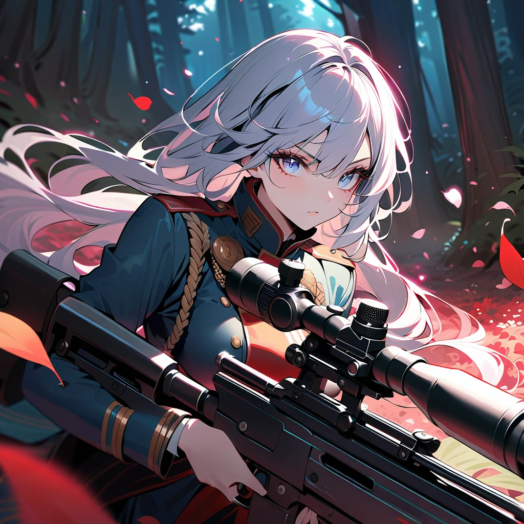 Female Sniper, intricate detail on the body, I have a highly detailed ...