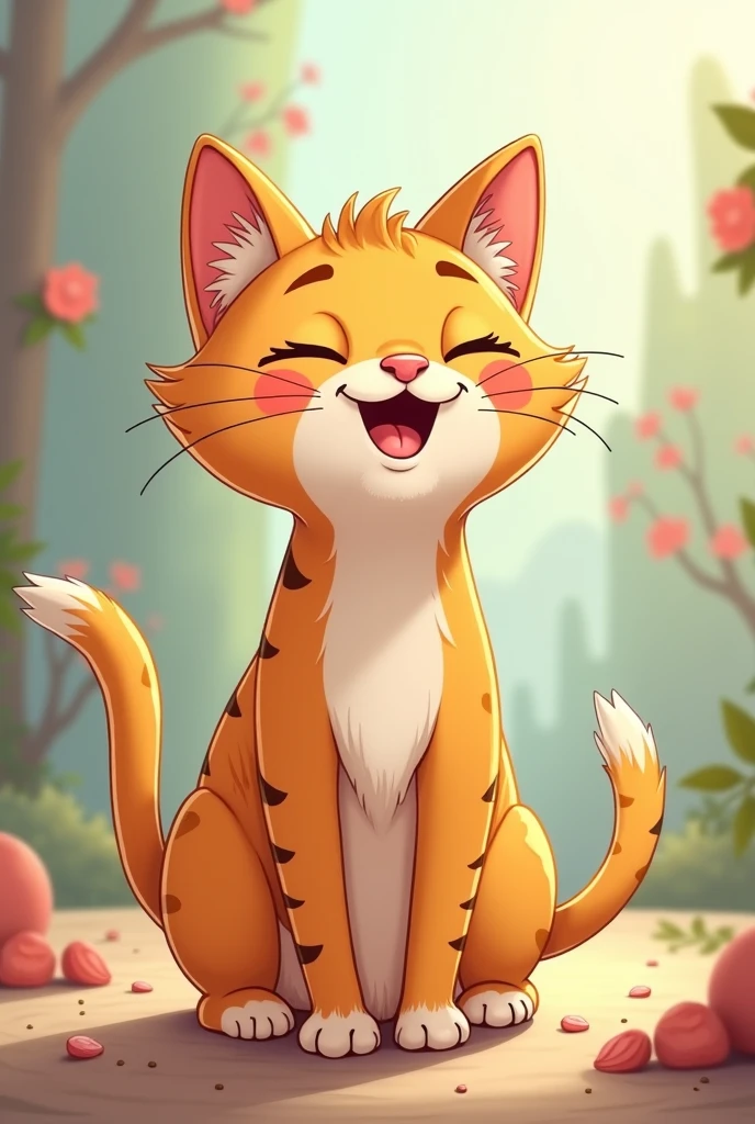 Animated cat without a mouth - SeaArt AI