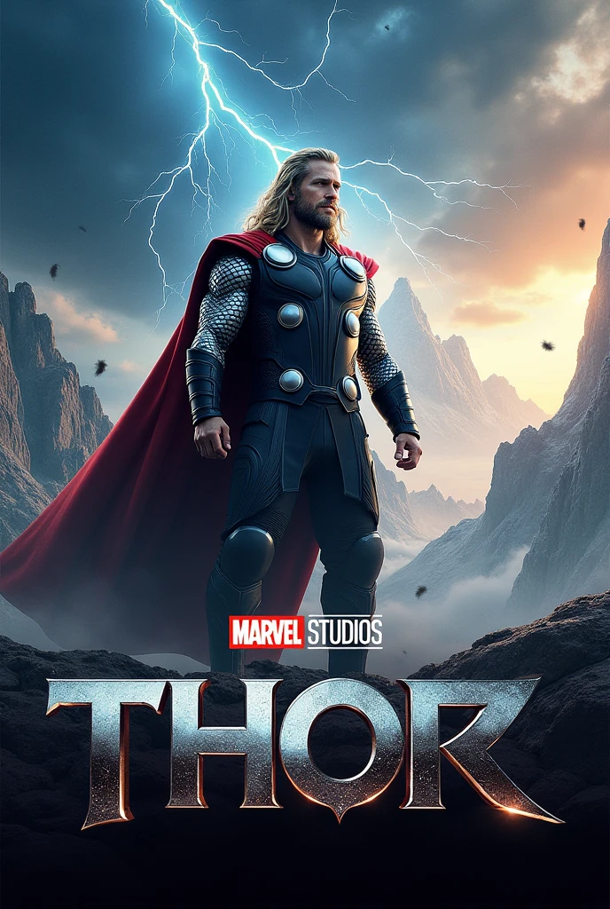 "THOR 5" IS LOGO MARVEL STYLED CİNEMATİC POSTER. THE FINAL MOVIE ...