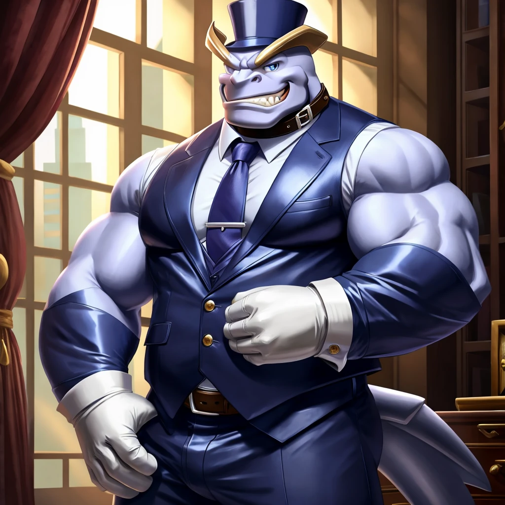 Solo, Male, fat, extremely obese, gentleman, dapper Professor Machamp ...