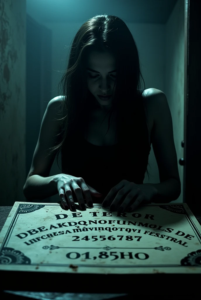 Woman eating worms in hell with cell phone in her hand - SeaArt AI