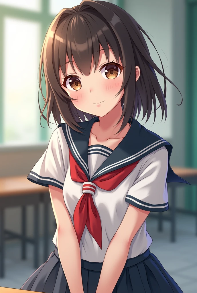 Nijika ichiji from bochi the rock with cute pose wearing school uniform ...