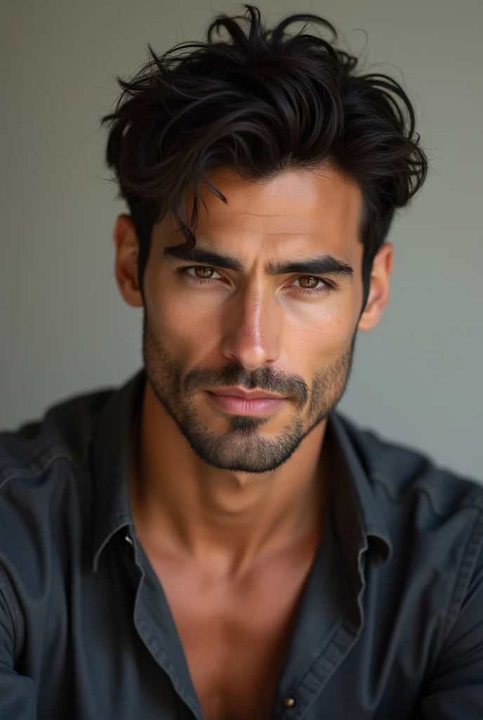 Real handsome and sexy Lebanese male model - SeaArt AI