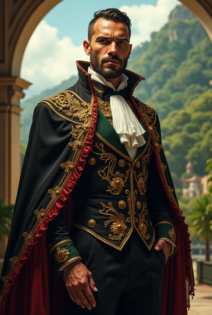 Man,southern Brazil,caucasian,,beardless,rich,emperor - SeaArt AI