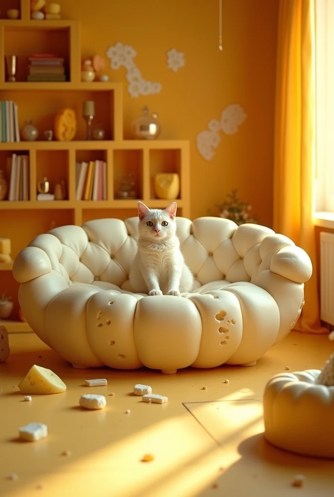 Wall and cheese 、 sofa and cheese 、 floor and cheese 、 all the ...