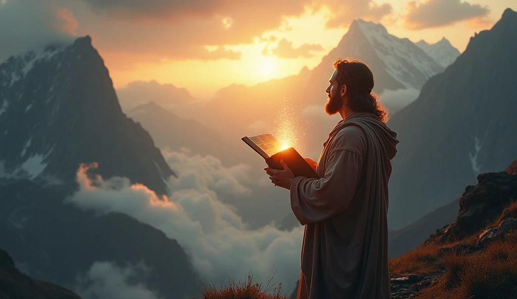 The towering mountain represents an overwhelming obstacle, and the ...