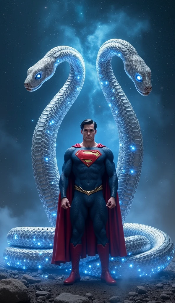 Create a hyperrealistic 4K image of two identical creatures ...