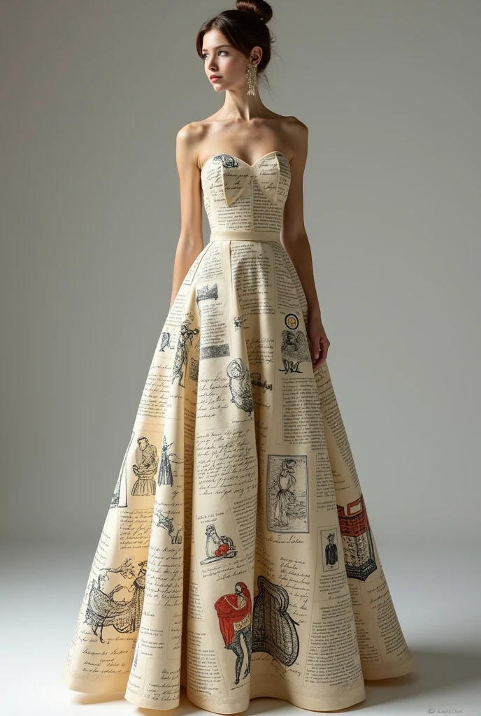 Design the cocktail wear with hand-drawn illustrations or annotations ...