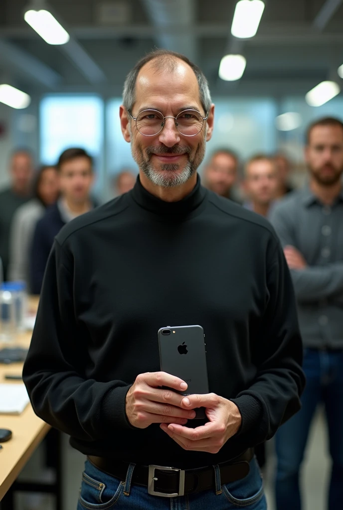 Steve jobs, In a laboratory, how he just invented and built his first ...