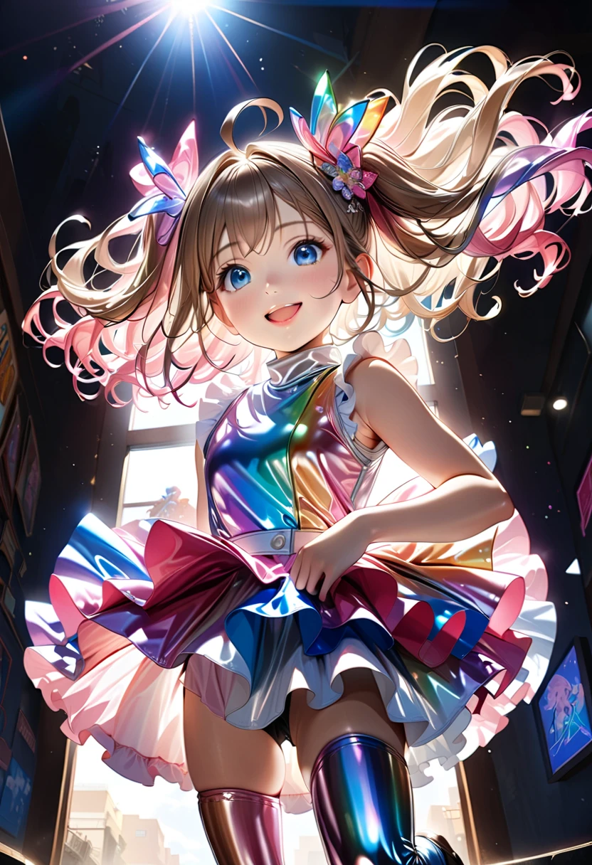 (( Backlit Spotlight :1.5))、(( professional lighting:1.5))、( - SeaArt AI