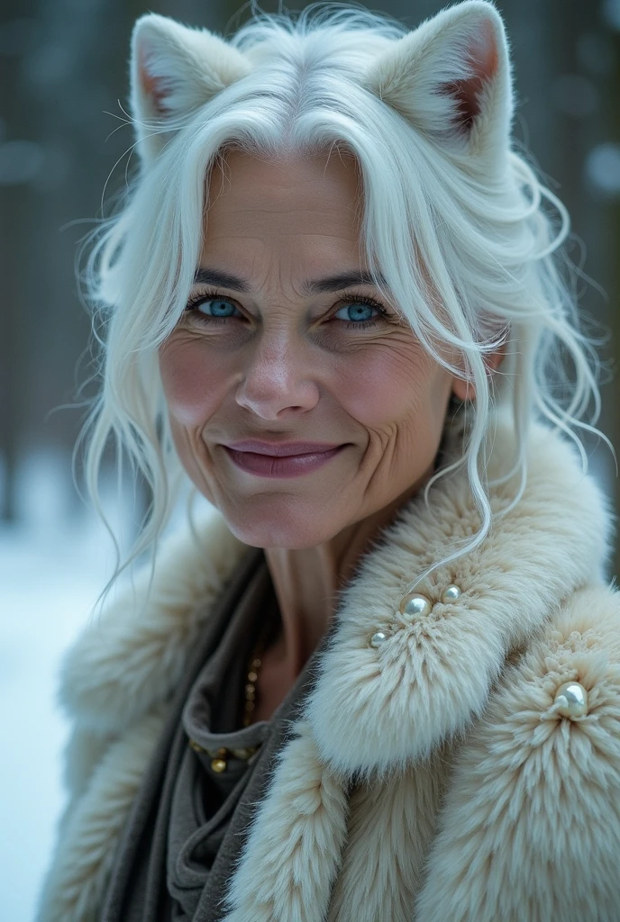 In a post-apocalyptic world, in novel cover style, a fifty-something ...