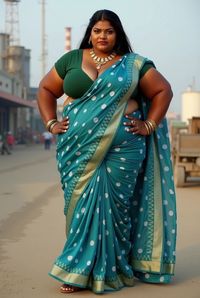 Indian extreme plus size BBW chubby fat busty dark skinned wide woman ...