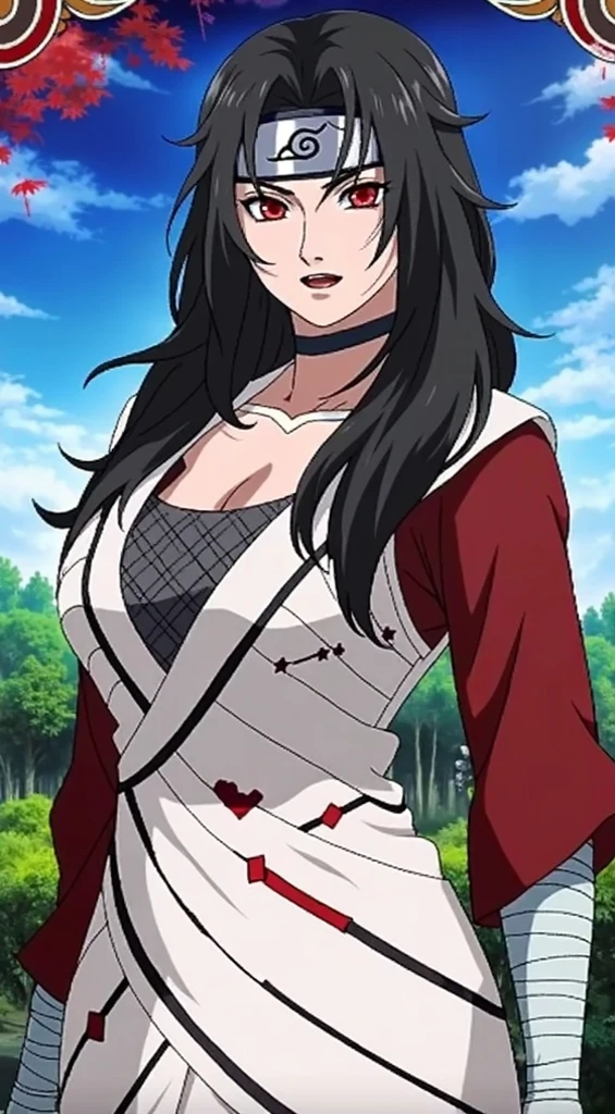 Recreate the character Kurenai Yuhi in a male version preserving the ...