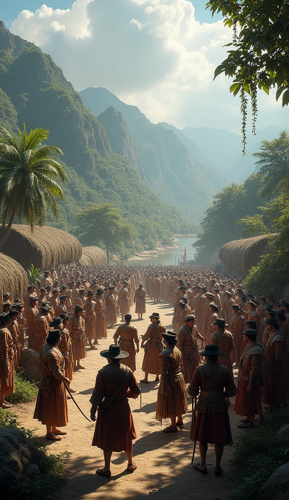 Spanish colonization in old America - SeaArt AI