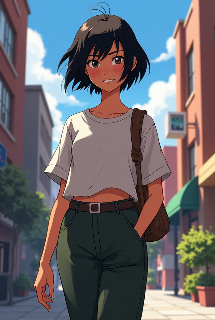 Create a cartoon character for me in the style of The Legend of Cora ...