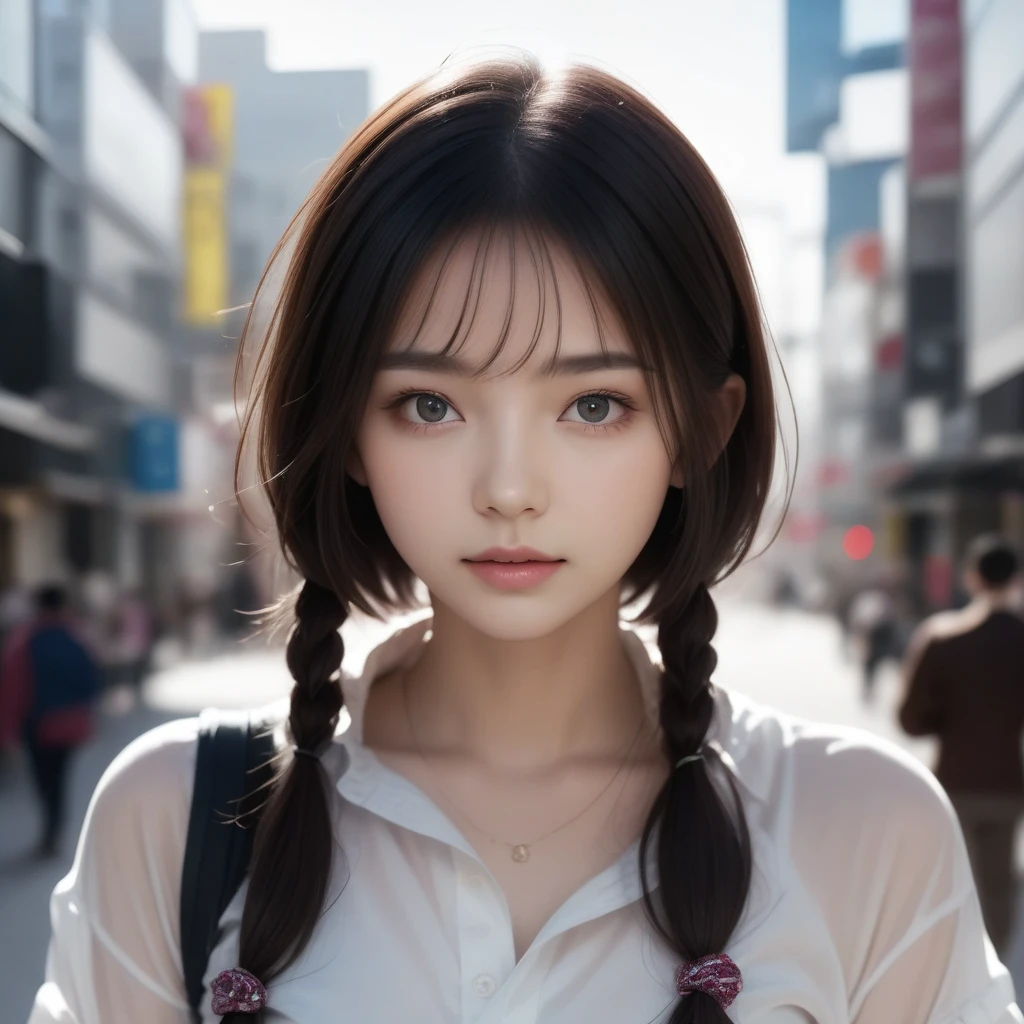 1girl,solo,shiny_skin,looking_at_viewer,white background,front view ...