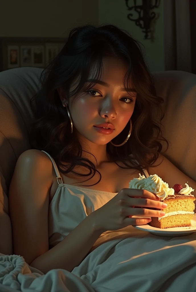 After a digest, of Zoe Cake. - SeaArt AI