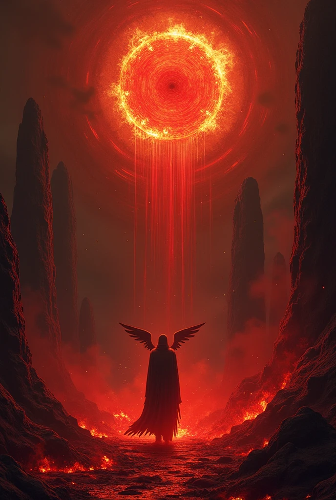 Welcome to hell,Dante's circles, 7 halos, fallen angel - SeaArt AI