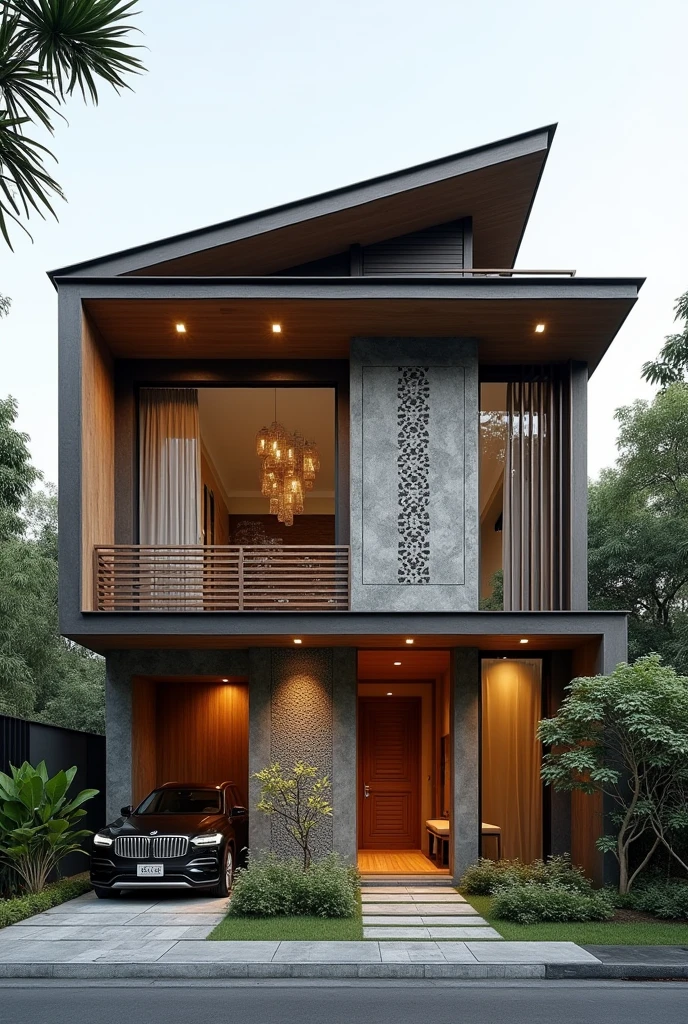 A modern Nusantara terrace house combines traditional Southeast Asian ...