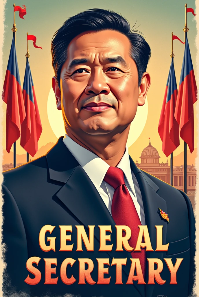 An election Poster for general secretary in English - SeaArt AI