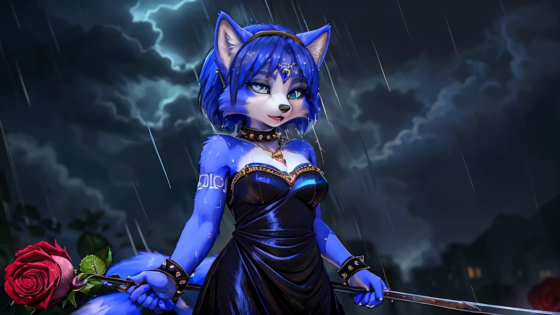 A picture of ((krystal)), Star Fox-Krystal, lovable, green eyes - SeaArt AI